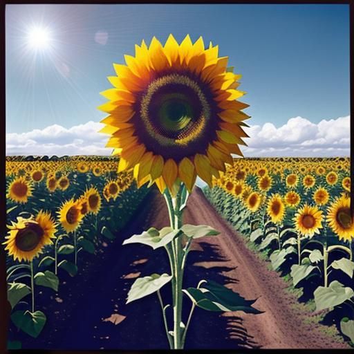 Dreamcore Sunflowers - AI Generated Artwork - NightCafe Creator
