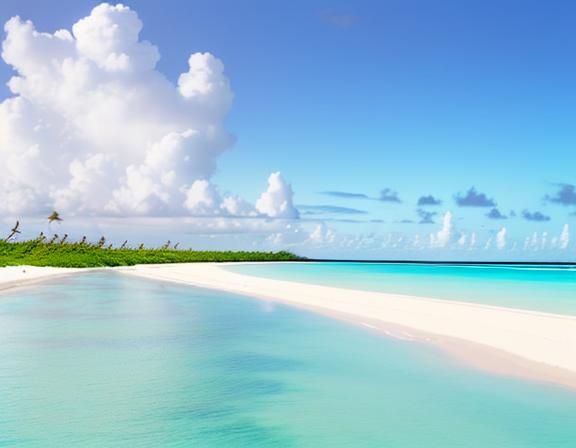 tabwakea beach kiribati - AI Generated Artwork - NightCafe Creator