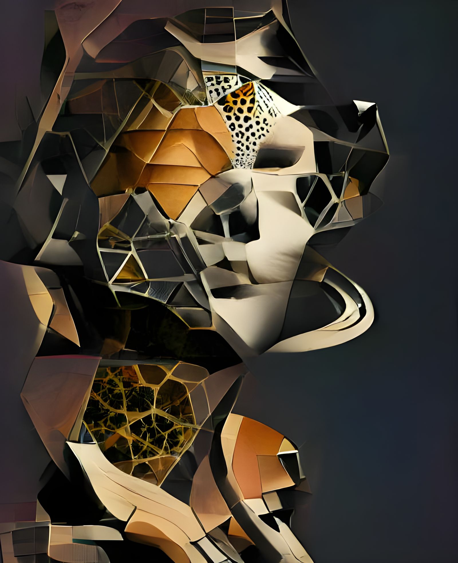 Geometric cubist man - AI Generated Artwork - NightCafe Creator