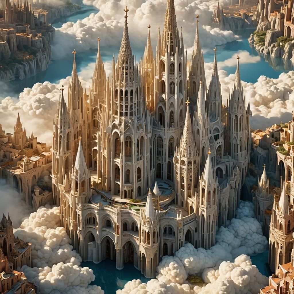 Ivory towers and castles in the air - AI Generated Artwork - NightCafe ...