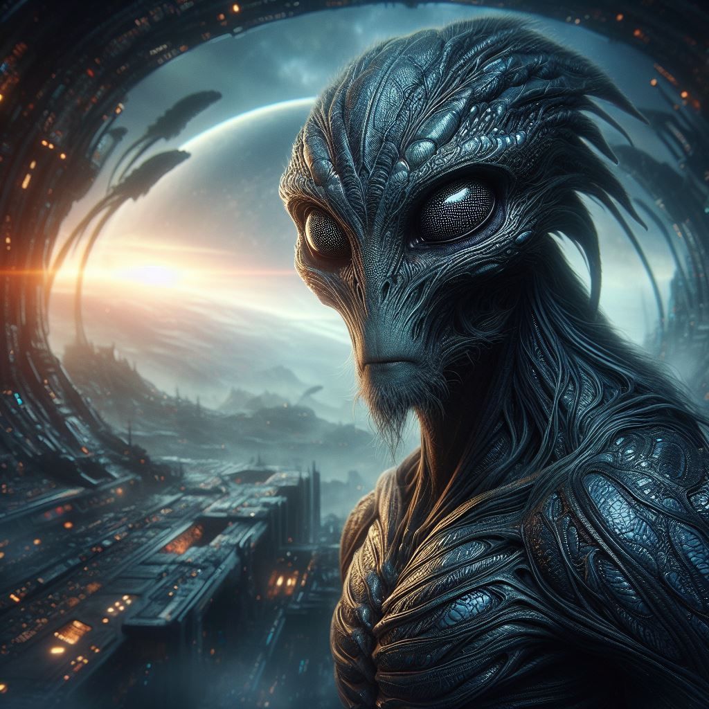 A visitor from space - AI Generated Artwork - NightCafe Creator