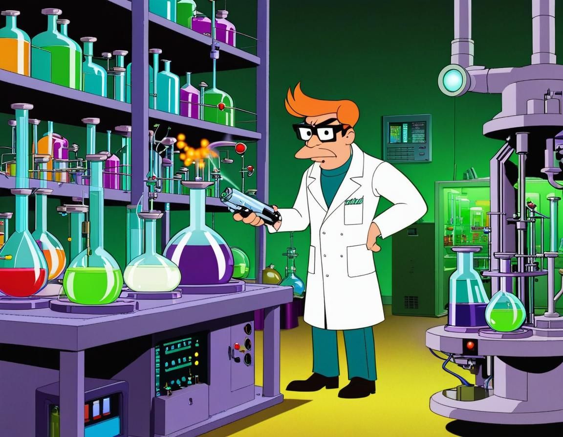 Classic Lab Cartoon - AI Generated Artwork - NightCafe Creator