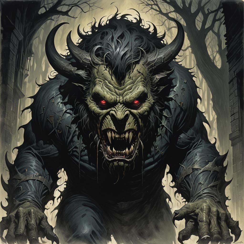 The beast that lurks in the shadows - AI Generated Artwork - NightCafe ...