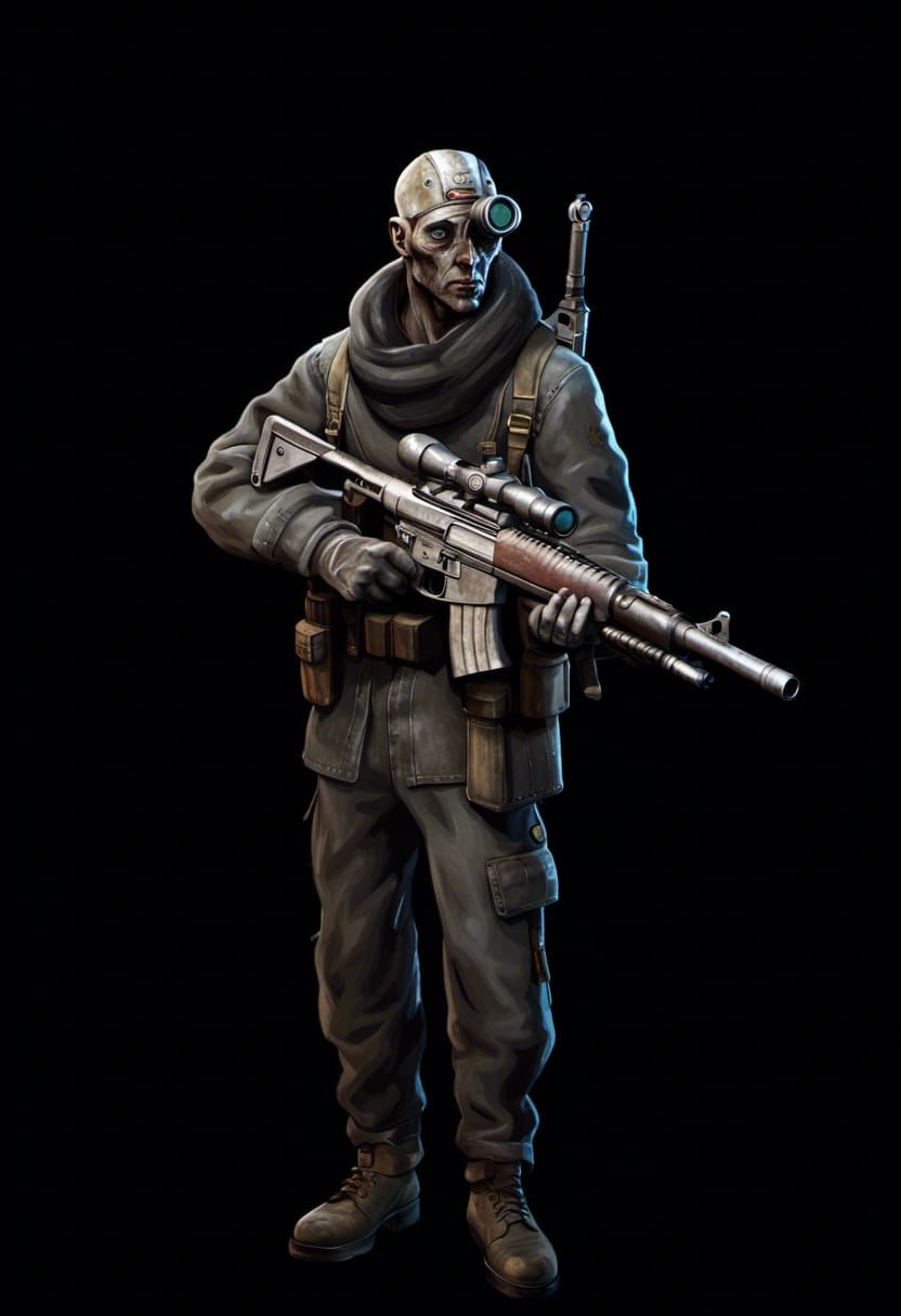 Crow Ghoul Mercenary - AI Generated Artwork - NightCafe Creator