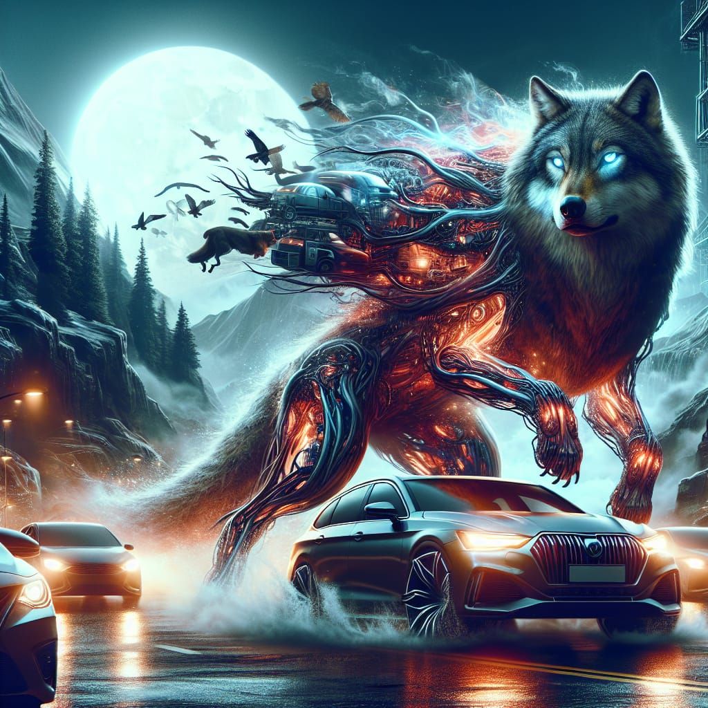 No idea but it looks cool. - AI Generated Artwork - NightCafe Creator