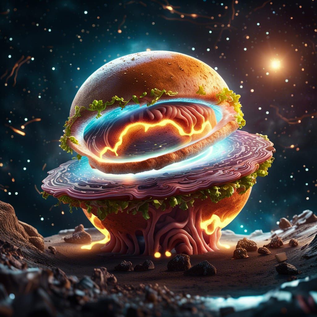 Behold the birth of the Wackiest Alien Sandwich far far away! - AI ...