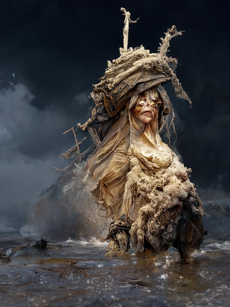 For the salt-hag has the knowing of blowing sand into the wind so it ...