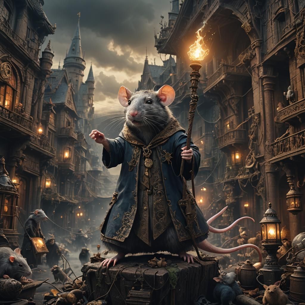 Rat Wizard - AI Generated Artwork - NightCafe Creator