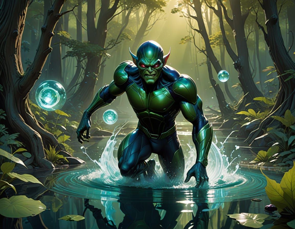 Emerald Prison in Forest Haven - AI Art