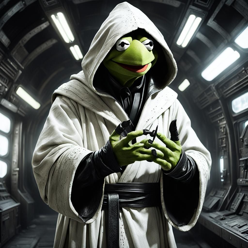 Jedi Master Kermit? - AI Generated Artwork - NightCafe Creator