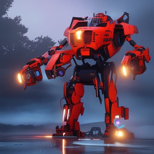 Original clan omnimech design, Battletech - AI Generated Artwork ...