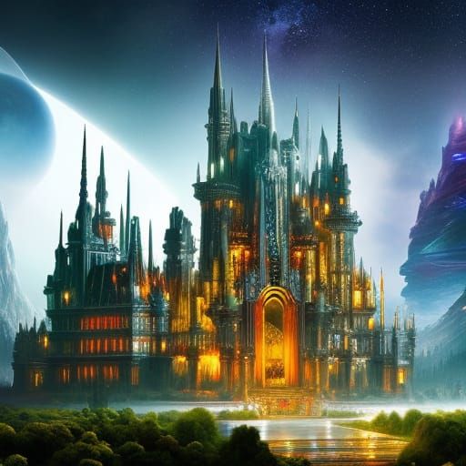 Castle - AI Generated Artwork - NightCafe Creator