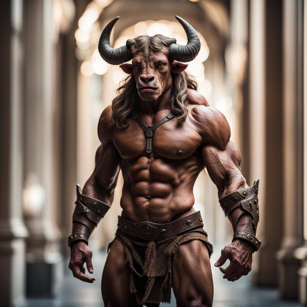The minotaur - AI Generated Artwork - NightCafe Creator