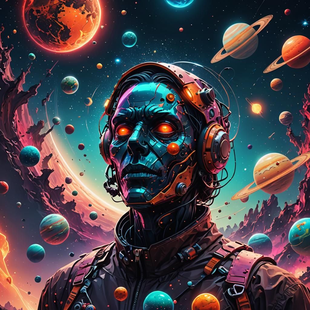 "A scary face".....Headgear - AI Generated Artwork - NightCafe Creator