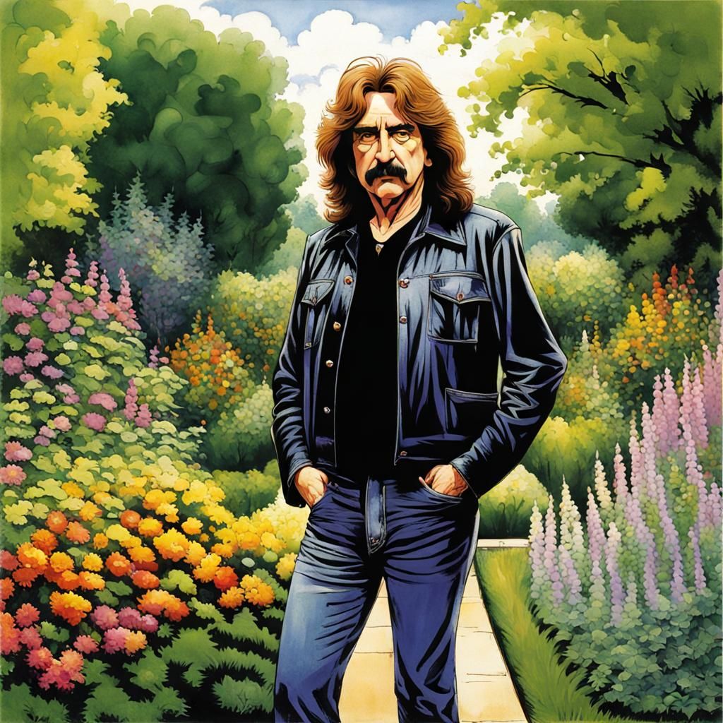 Heaven and hell later Geezer Butler - AI Generated Artwork - NightCafe ...