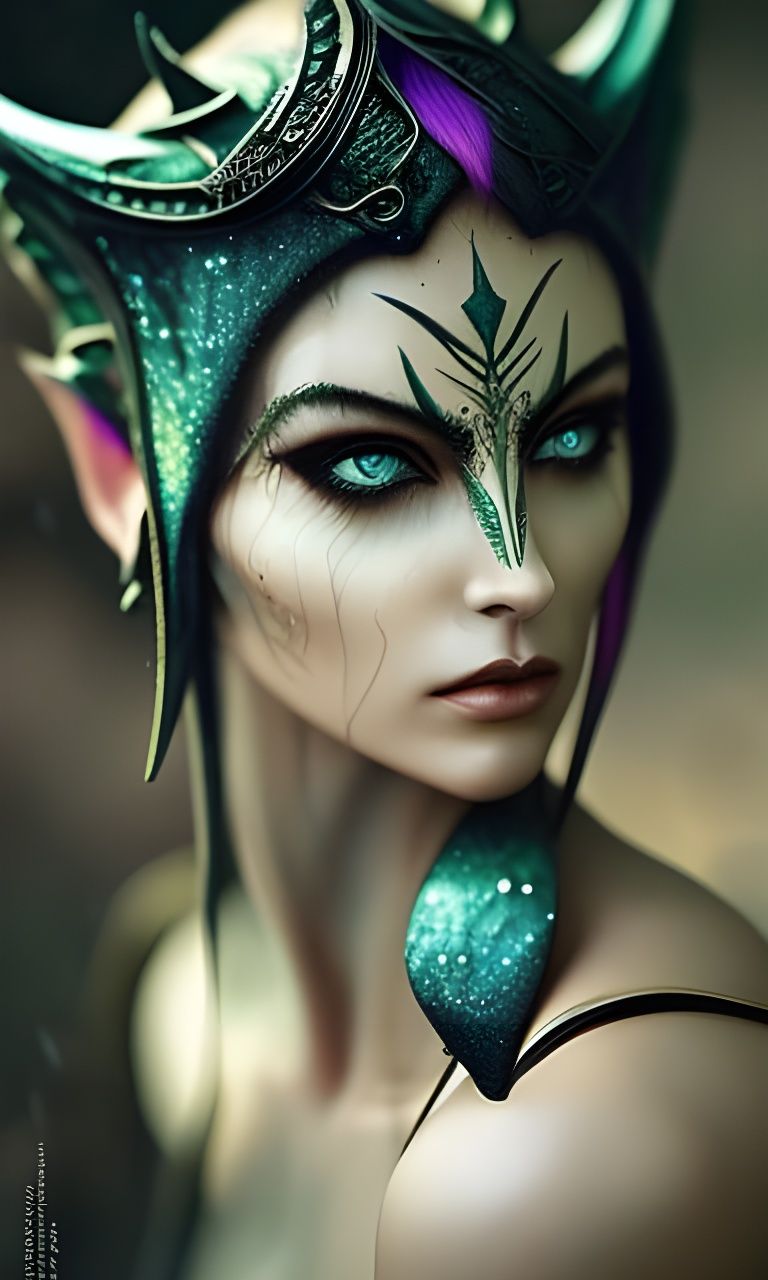 Dark elf - AI Generated Artwork - NightCafe Creator
