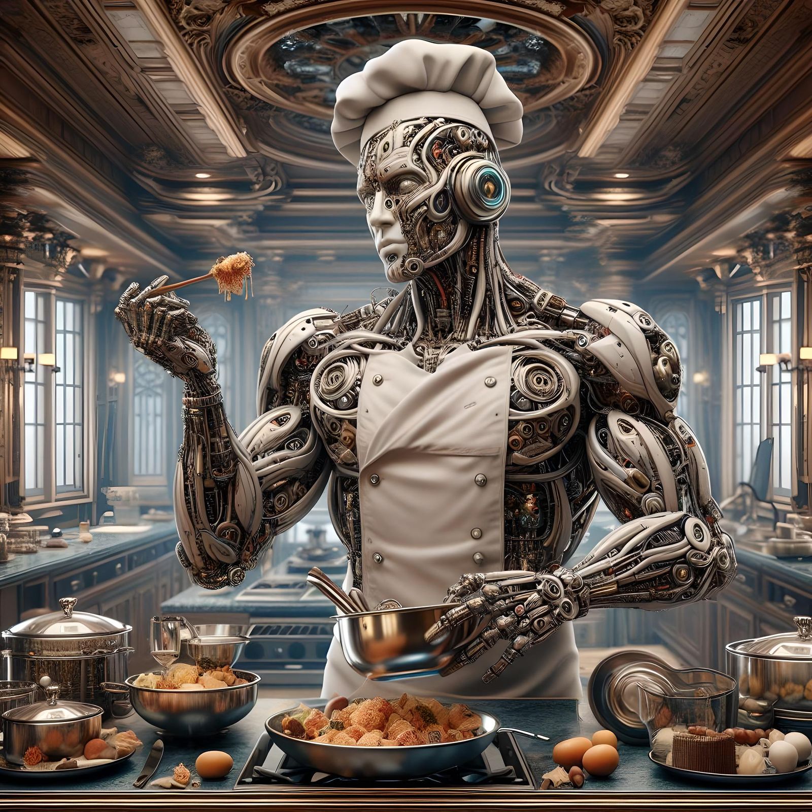 Iron Chef - AI Generated Artwork - NightCafe Creator