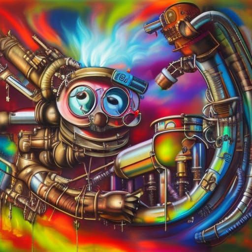 Mad Scientist Series #2 - AI Generated Artwork - NightCafe Creator