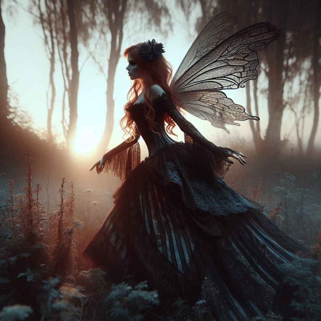 Gothic Fae - AI Generated Artwork - NightCafe Creator