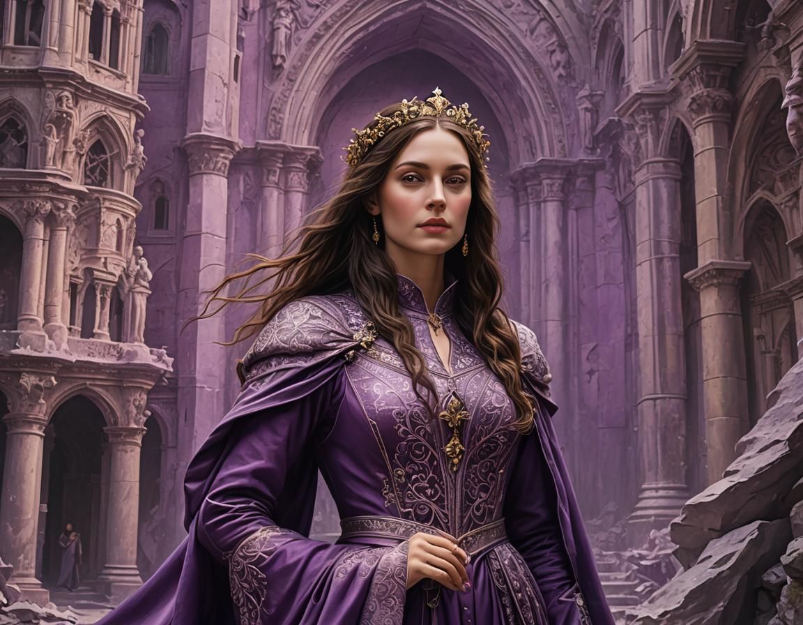 Purple Renaissance 👩 Women - AI Generated Artwork - NightCafe Creator