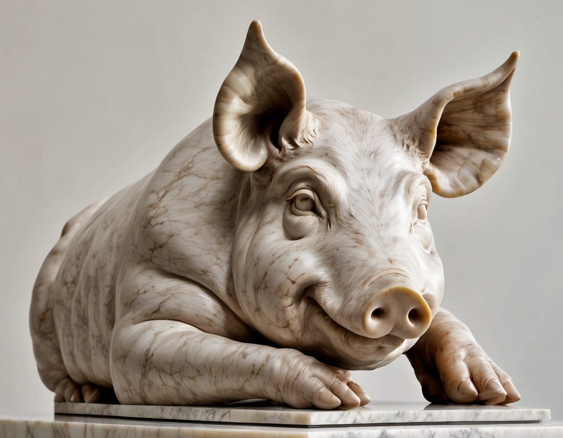 Belgian Marble Pig - Belgian Marble Pig