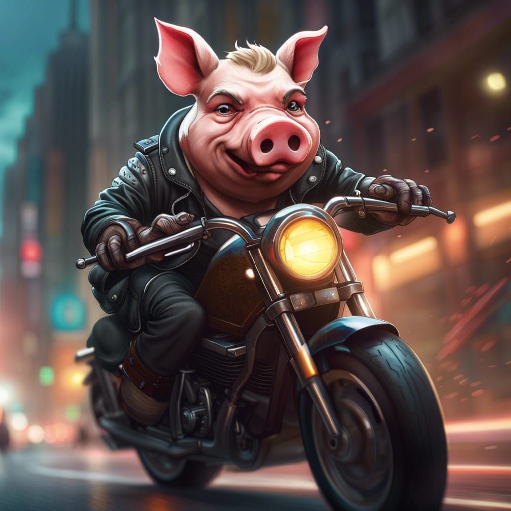 Wild Hog - AI Generated Artwork - NightCafe Creator