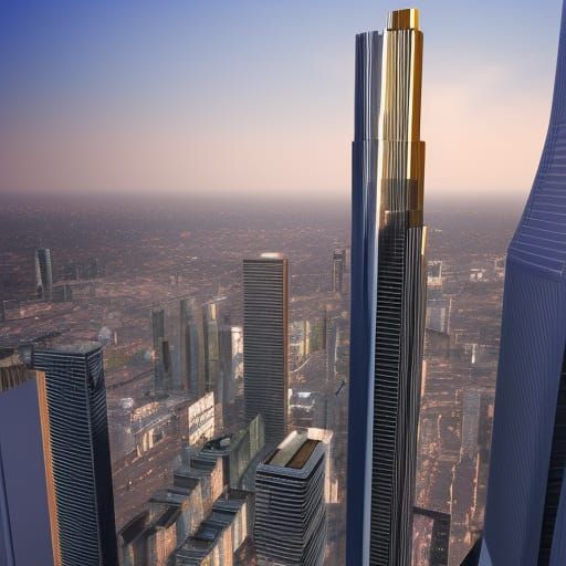 [A] [Skyscraper] - AI Generated Artwork - NightCafe Creator