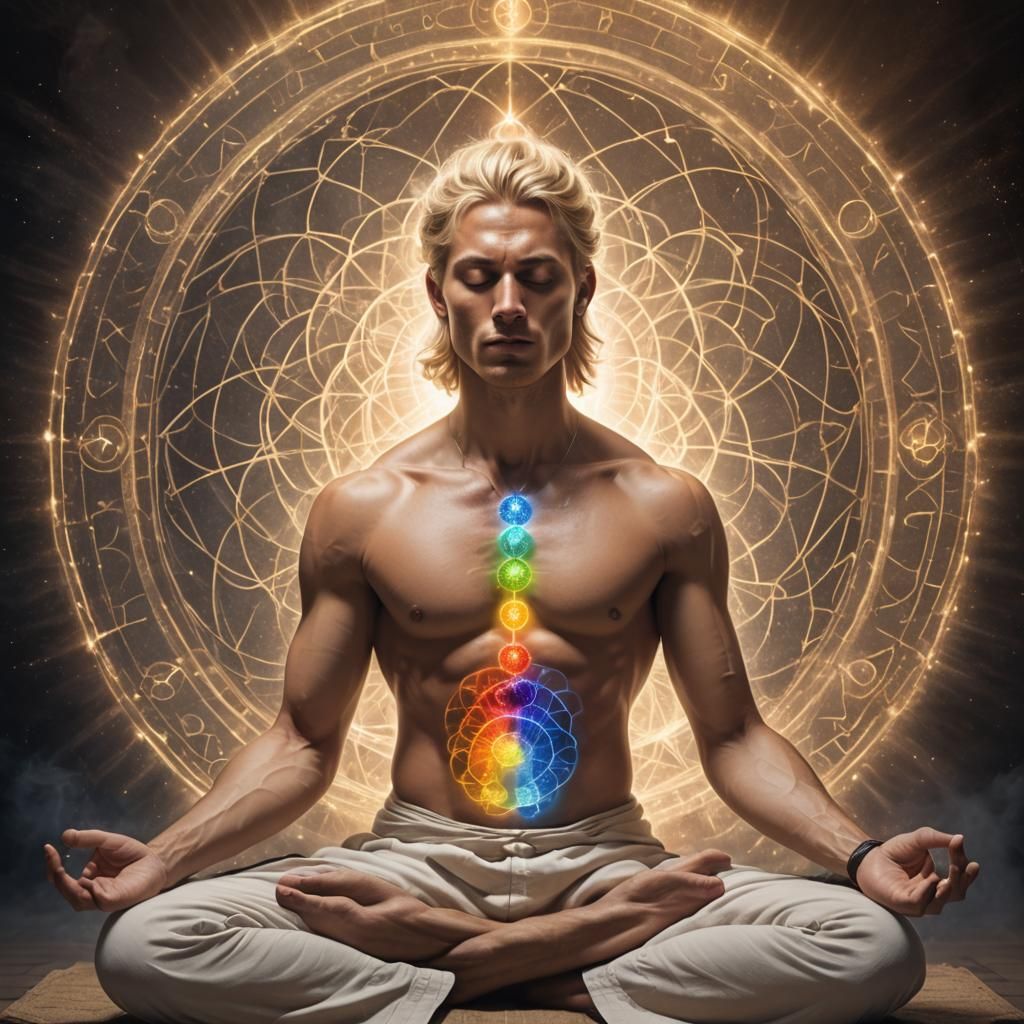Chakra guru - AI Generated Artwork - NightCafe Creator