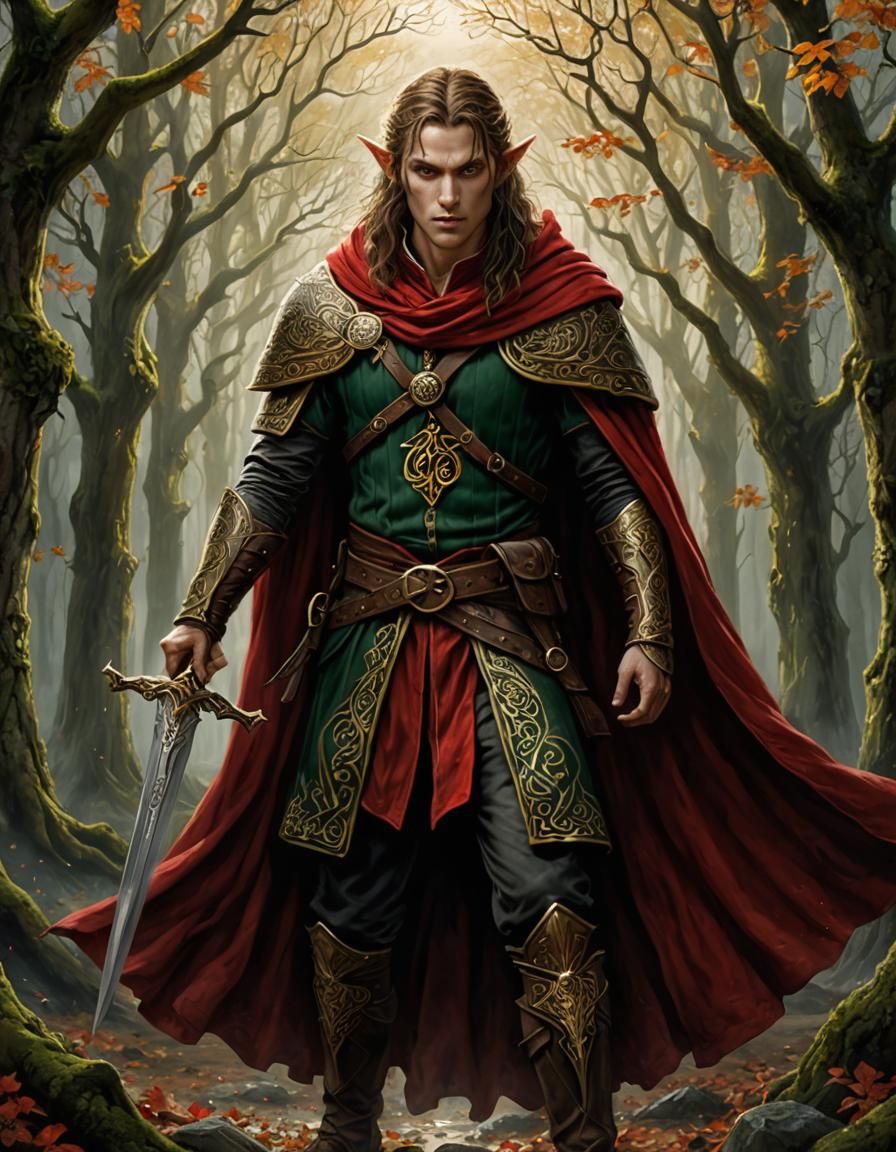 Elven Ranger - AI Generated Artwork - NightCafe Creator