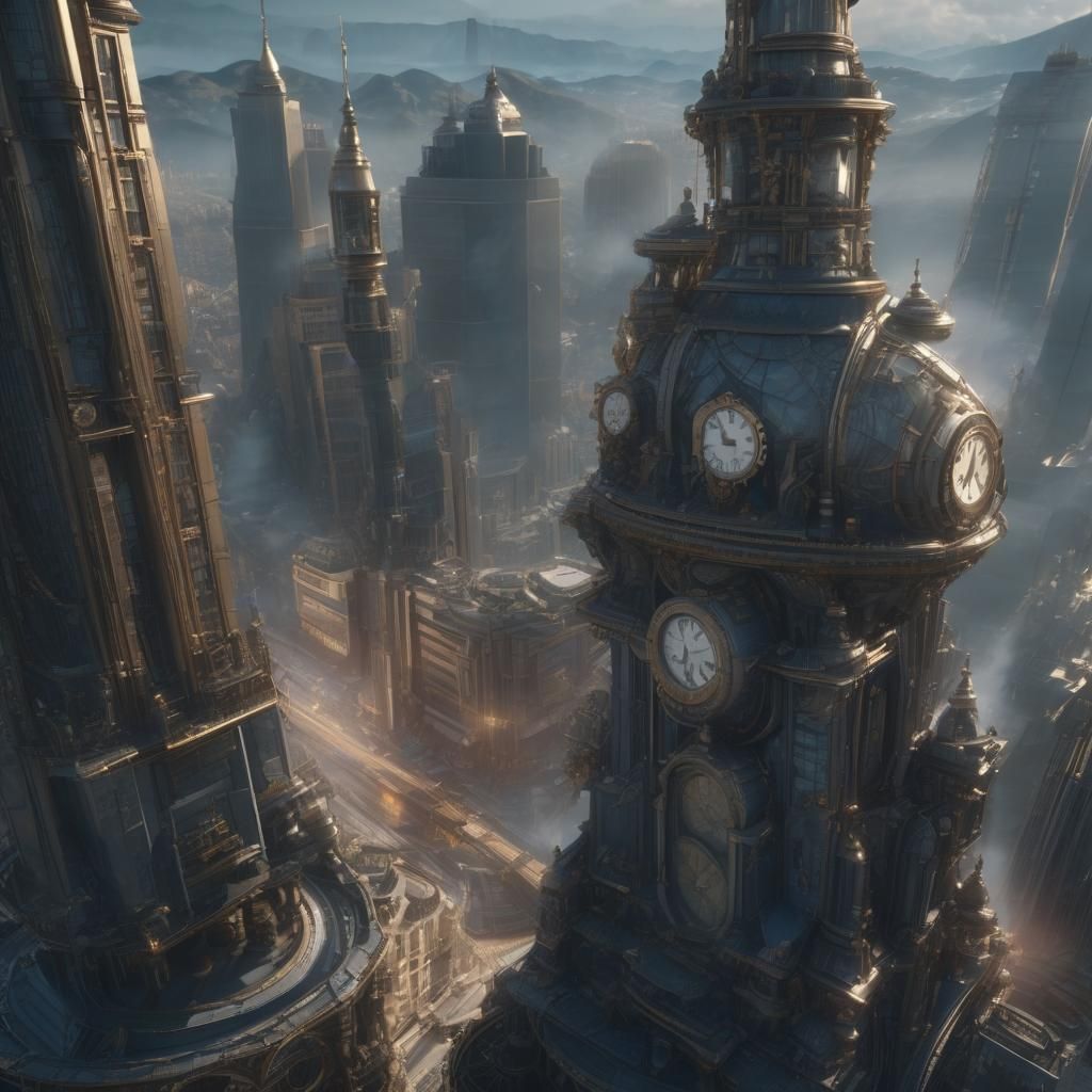 Clockwork City - AI Generated Artwork - NightCafe Creator