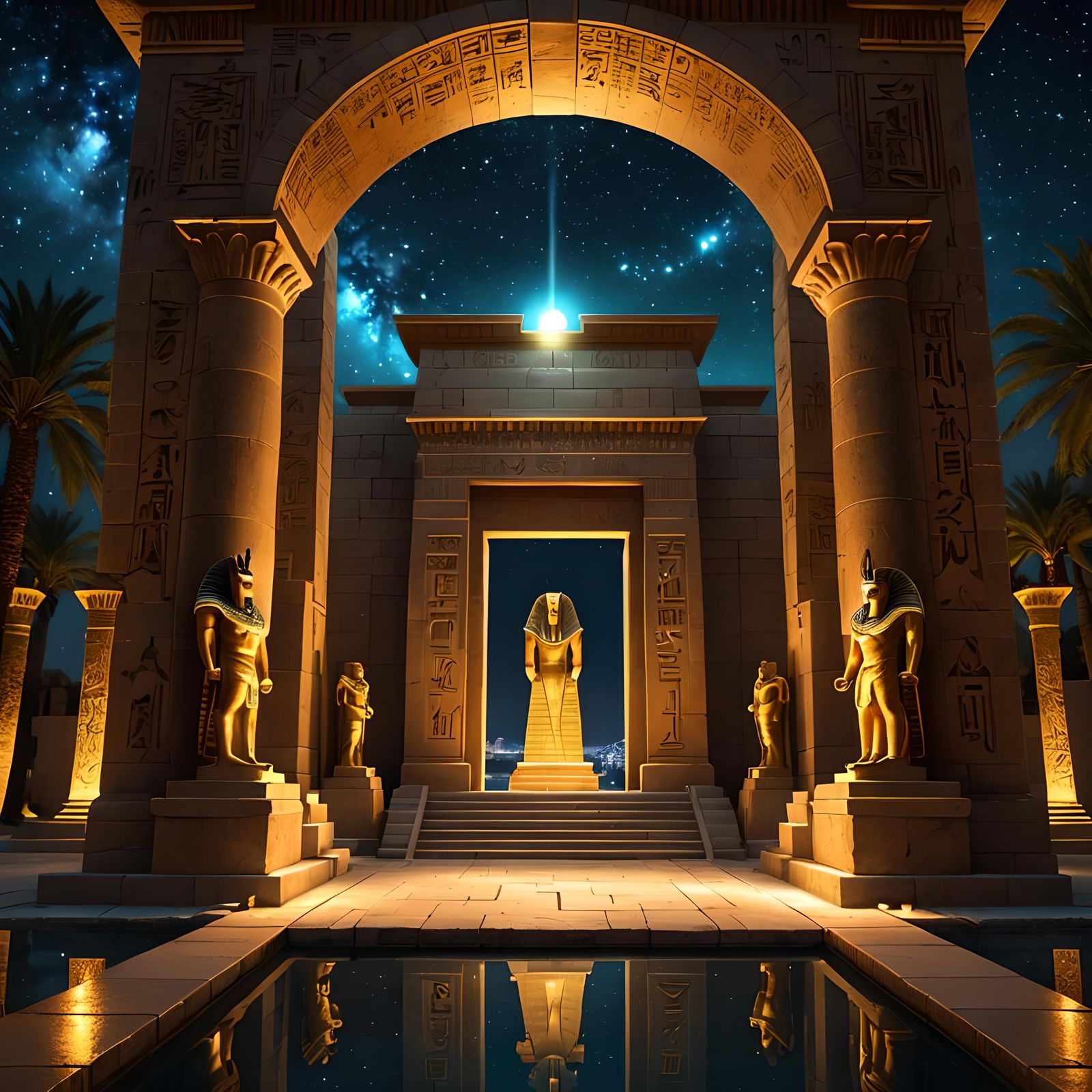 Amazing Ancient Egyptian Epic Gate.