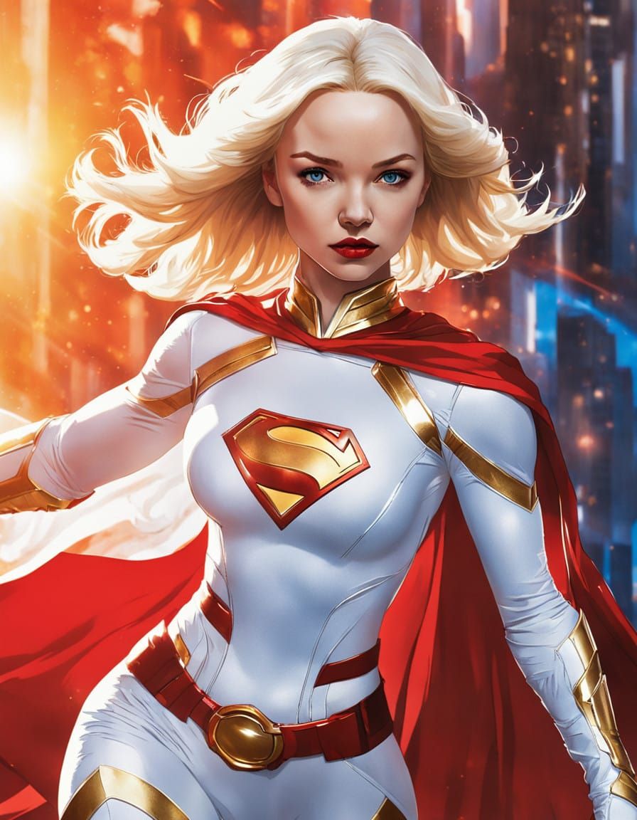 Power Girl Kara Zor-L, DC's Iconic Kryptonian Supe... - AI Art