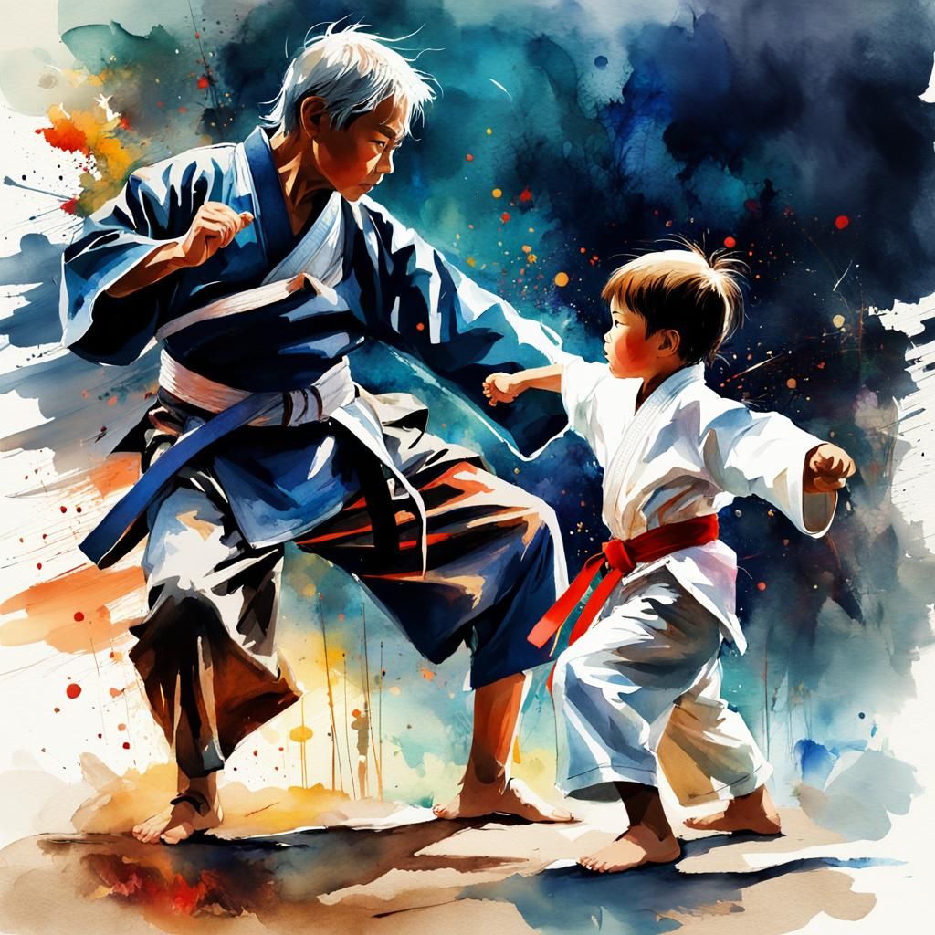 Master & Apprentice - AI Generated Artwork - NightCafe Creator