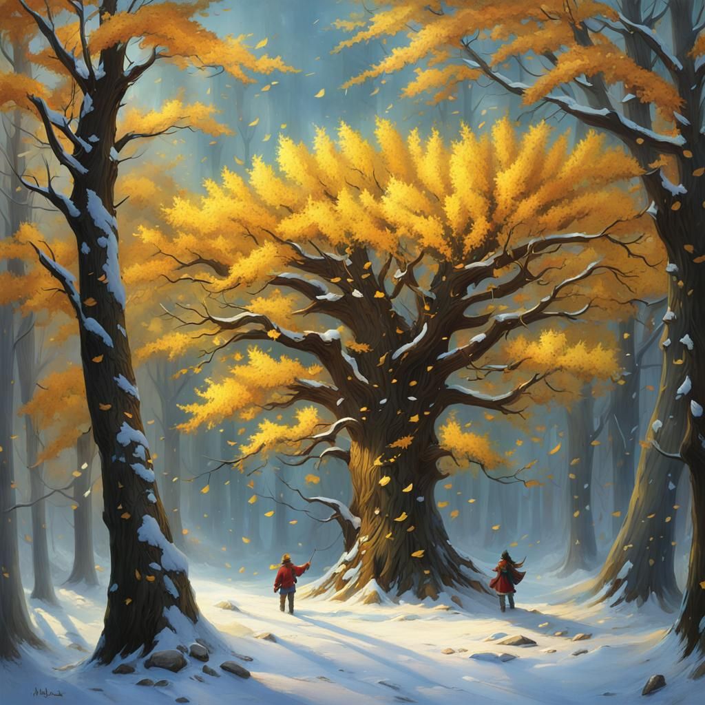 AI's interpretation of the story of Olias of Sunhillow as printed on ...