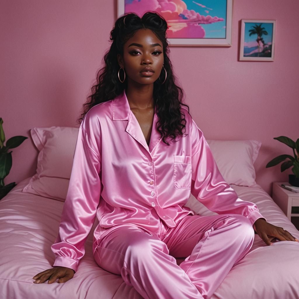 Silky Pajamas - AI Generated Artwork - NightCafe Creator