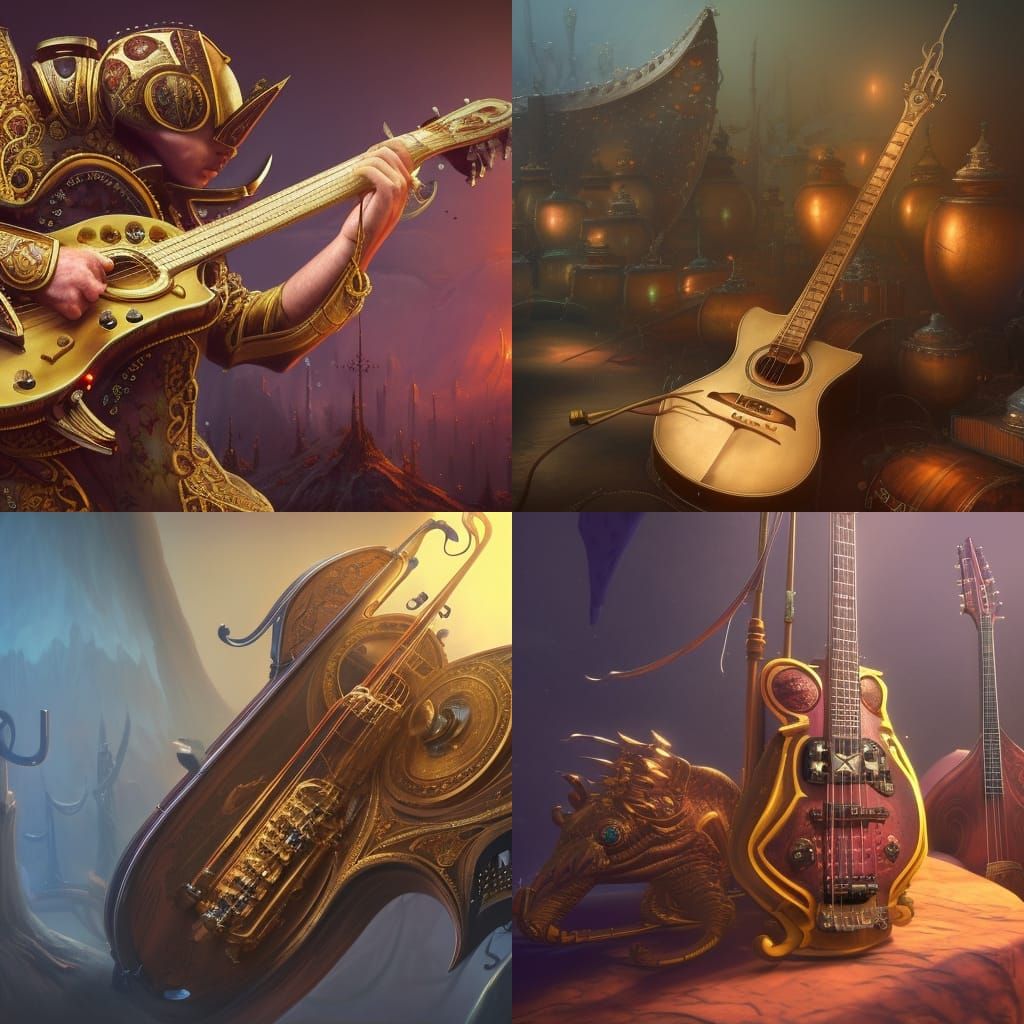 Musical instruments - AI Generated Artwork - NightCafe Creator