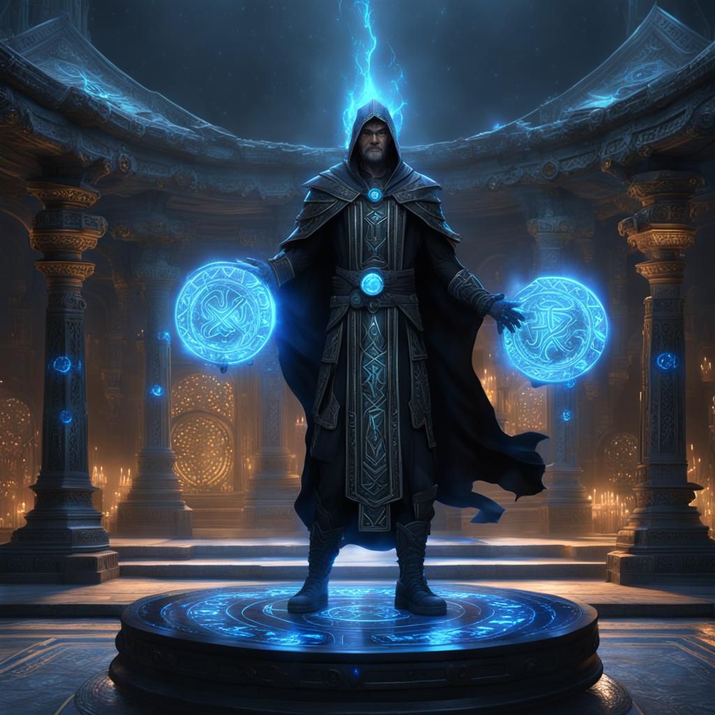 spell caster - AI Generated Artwork - NightCafe Creator