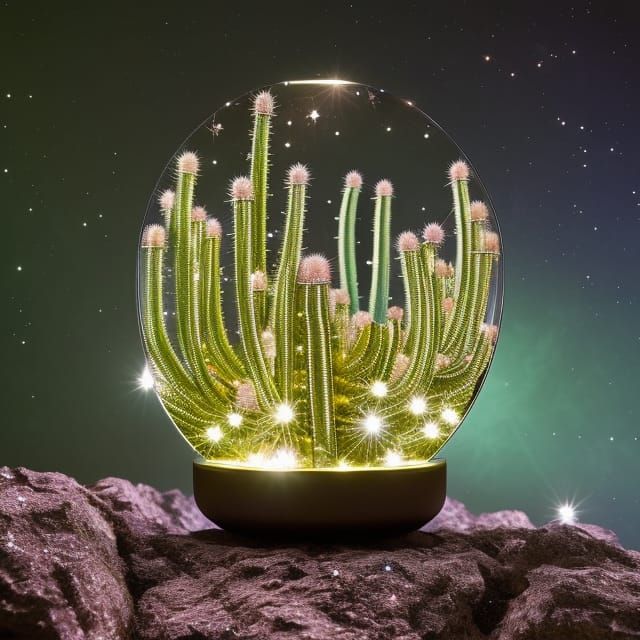 Insanely detailed photograph of an elaborate Crystal Glowing Diamond ...