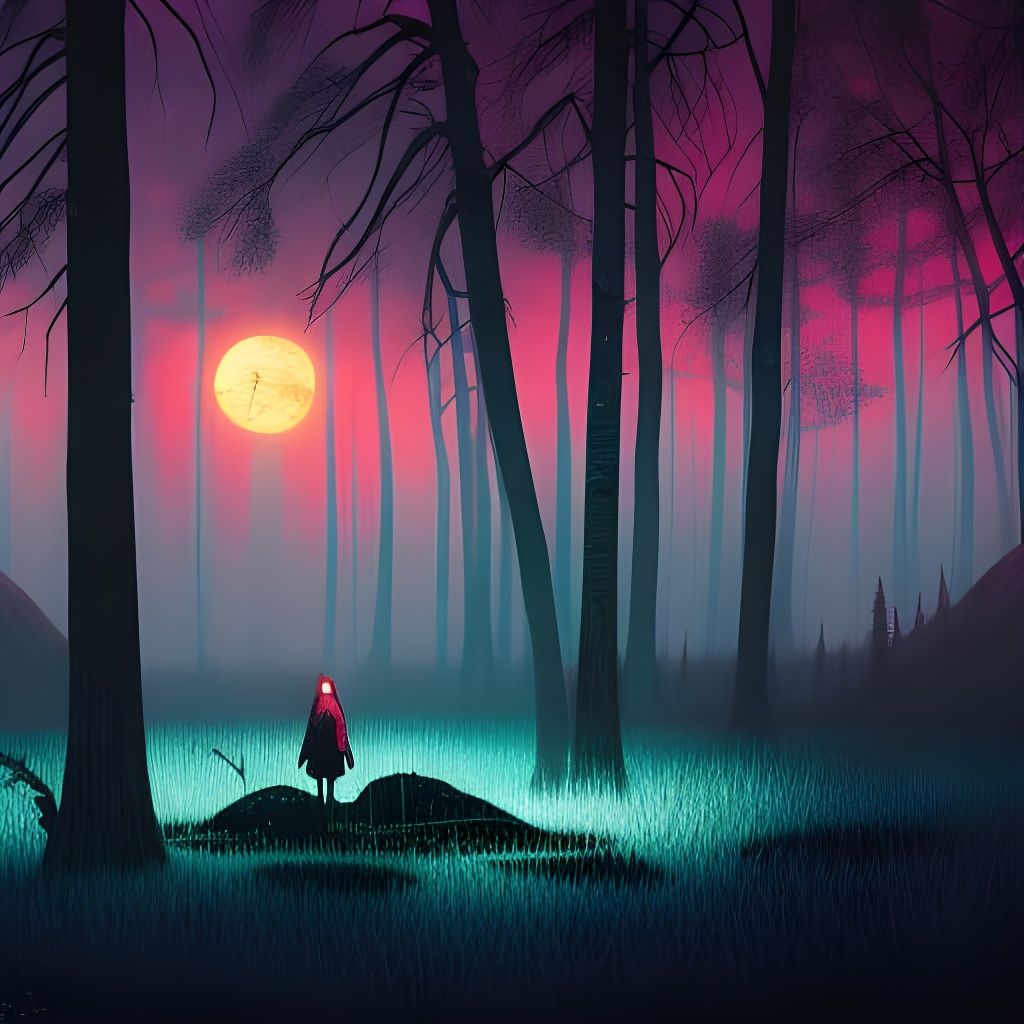 Moonlight Swamp - AI Generated Artwork - NightCafe Creator
