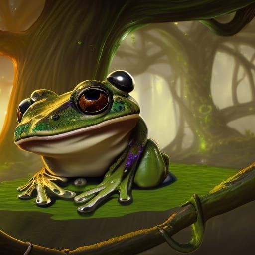 A frog - AI Generated Artwork - NightCafe Creator