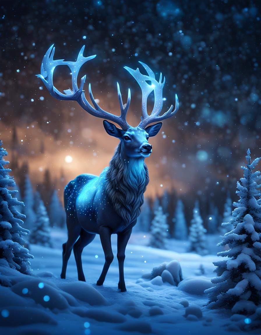 Snowfall - AI Generated Artwork - NightCafe Creator