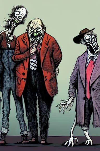 Disgusting Horrible Monsters - AI Generated Artwork - NightCafe Creator