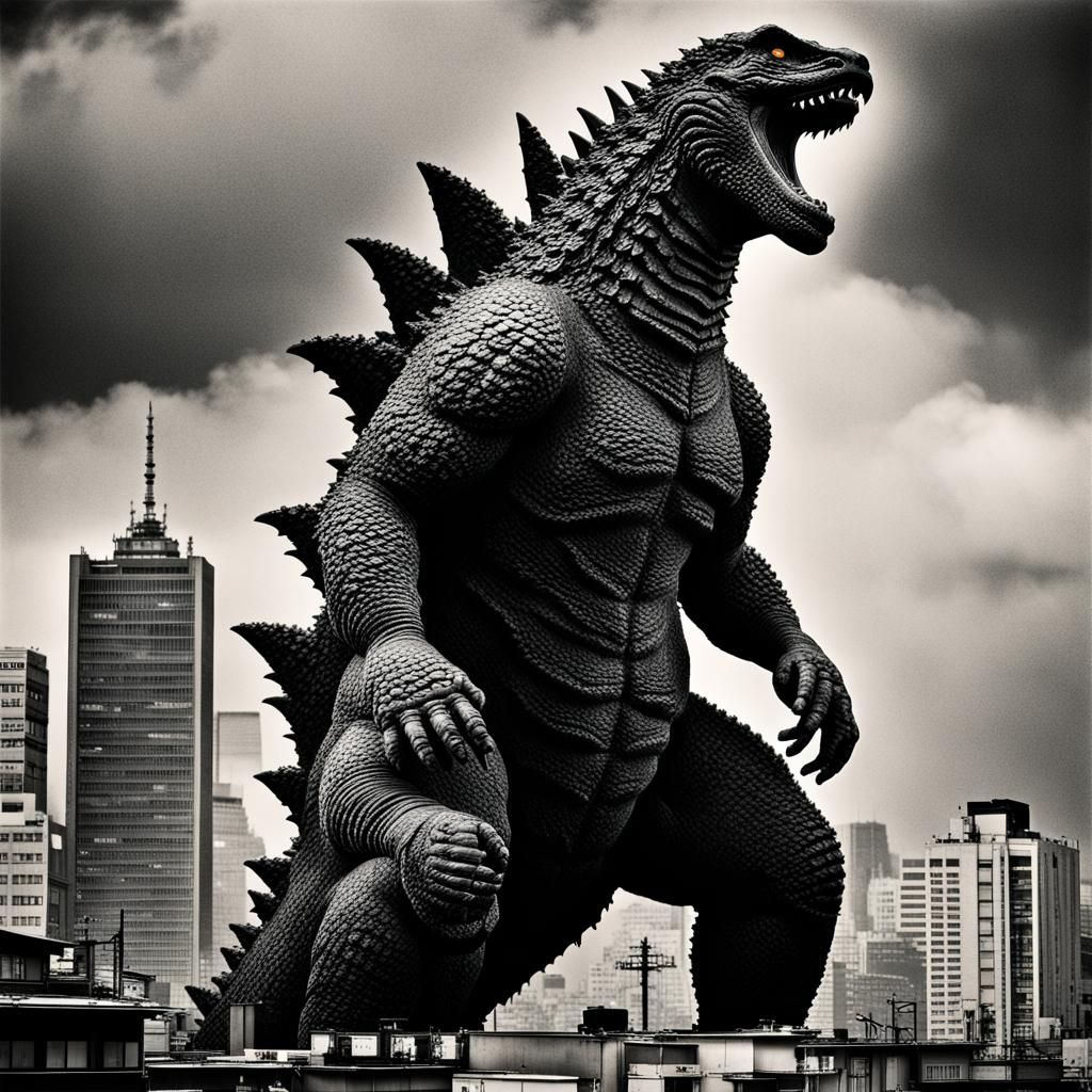 Godzilla - AI Generated Artwork - NightCafe Creator