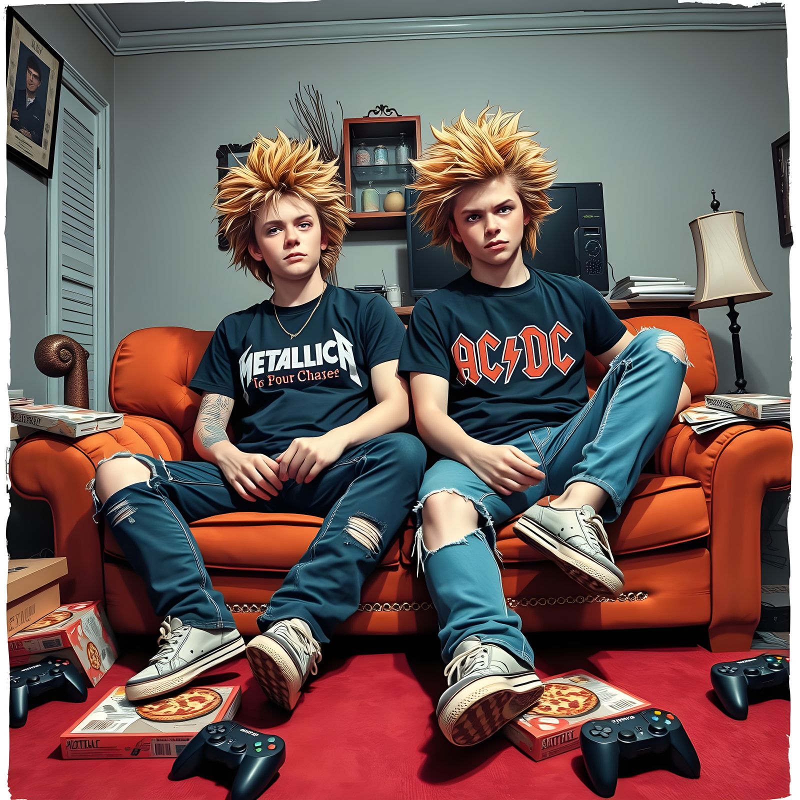 Beavis and Butthead in Modern Reality - AI Art