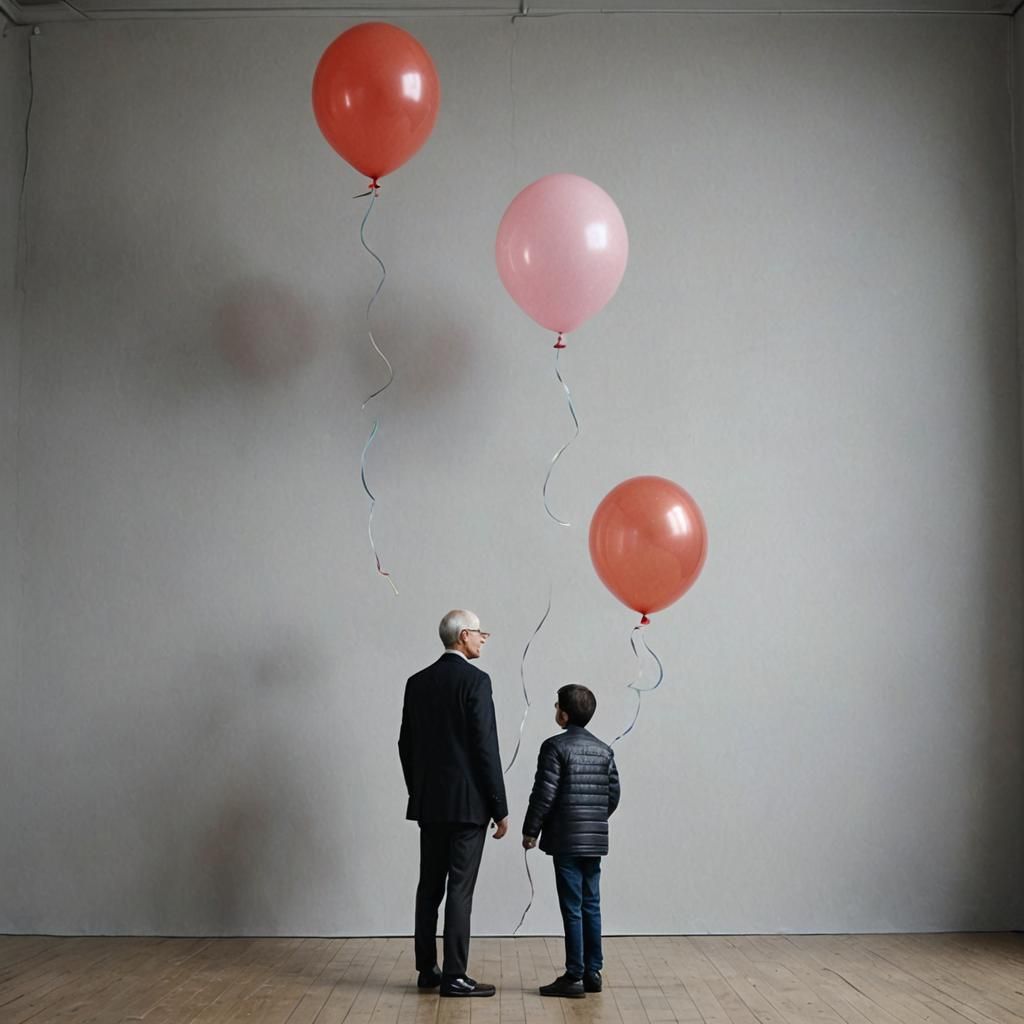 The human balloon - AI Generated Artwork - NightCafe Creator
