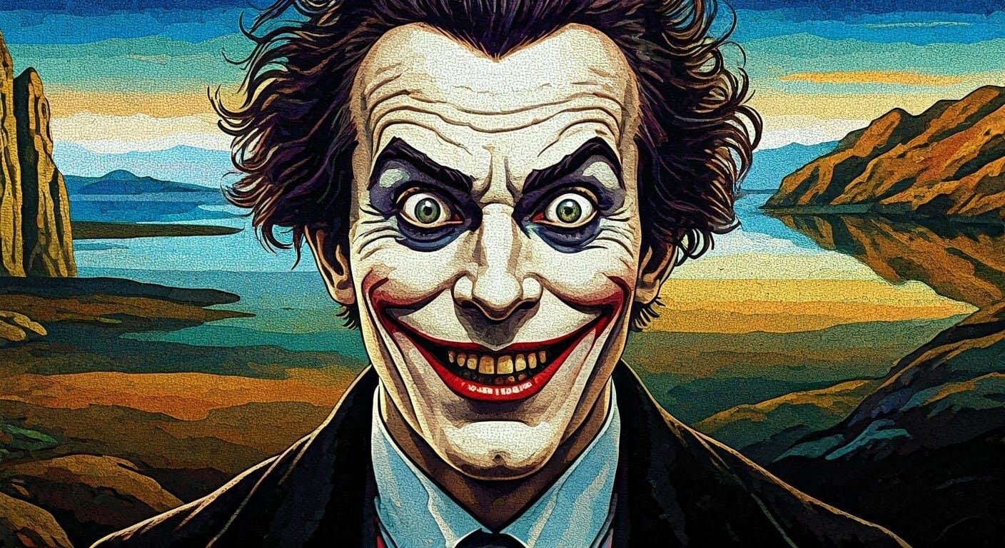 German Expressionist Mosaic Portrait of The Man Wh... - AI Art