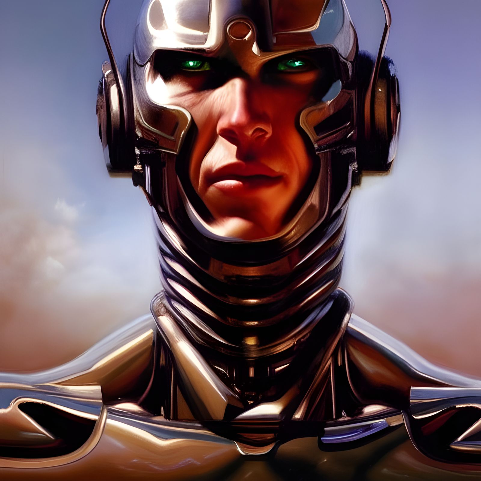 Cyborg god - AI Generated Artwork - NightCafe Creator