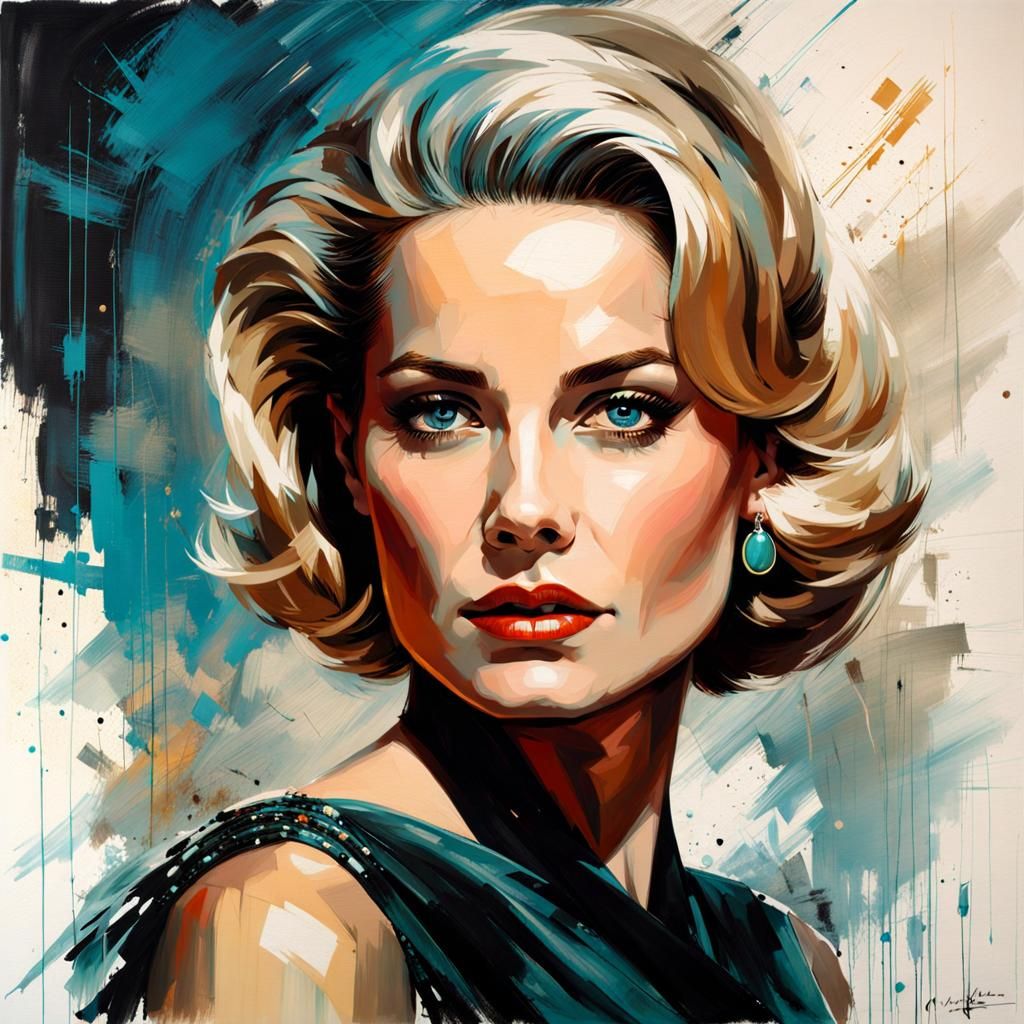 Grâce Kelly - AI Generated Artwork - NightCafe Creator