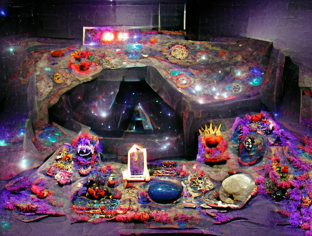 The Cosmic Altar - AI Generated Artwork - NightCafe Creator
