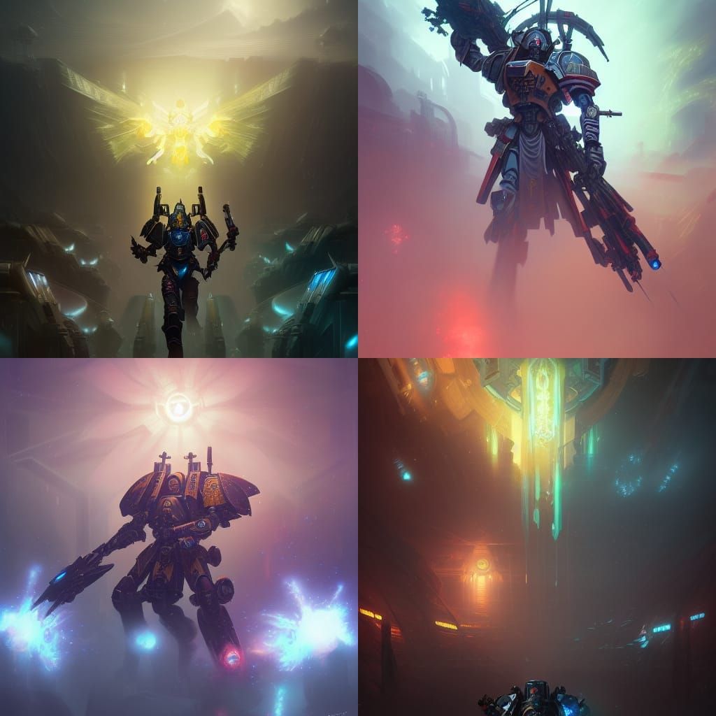 Tau Ethereal, Warhammer 40k, Warhammer 40000 : r/nightcafe